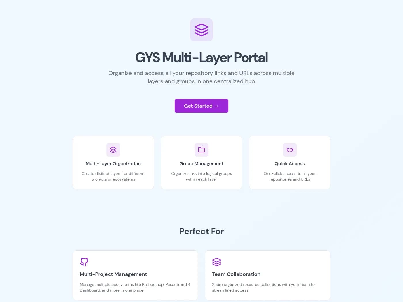 GYS Multi-Layer Portal