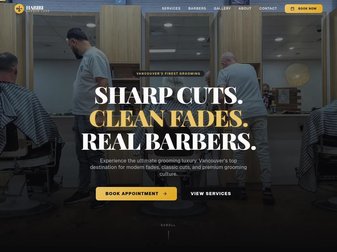 Habibi Barber Luxe Site
