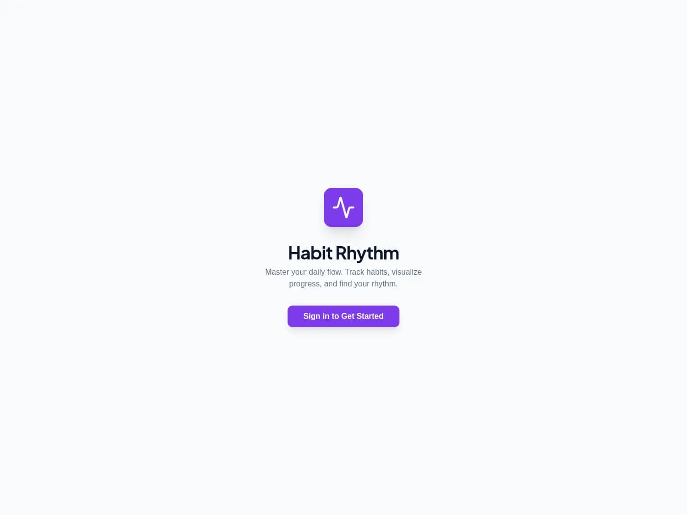 Habit Rhythm Tracker