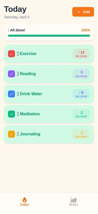 Streakly Habit Tracker