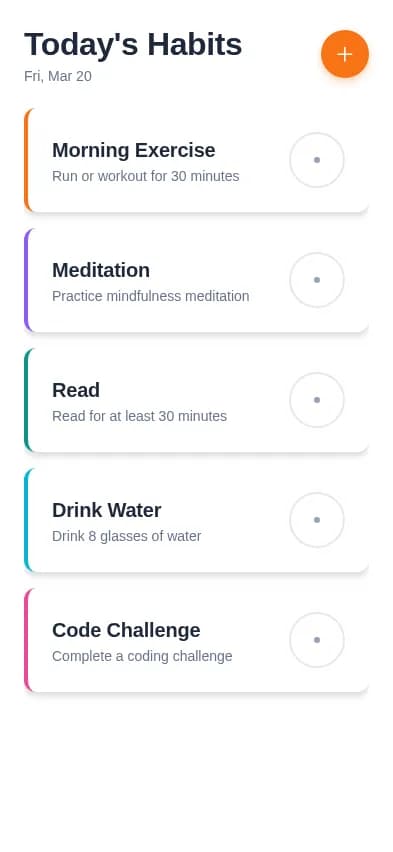 Progress Habit Tracker