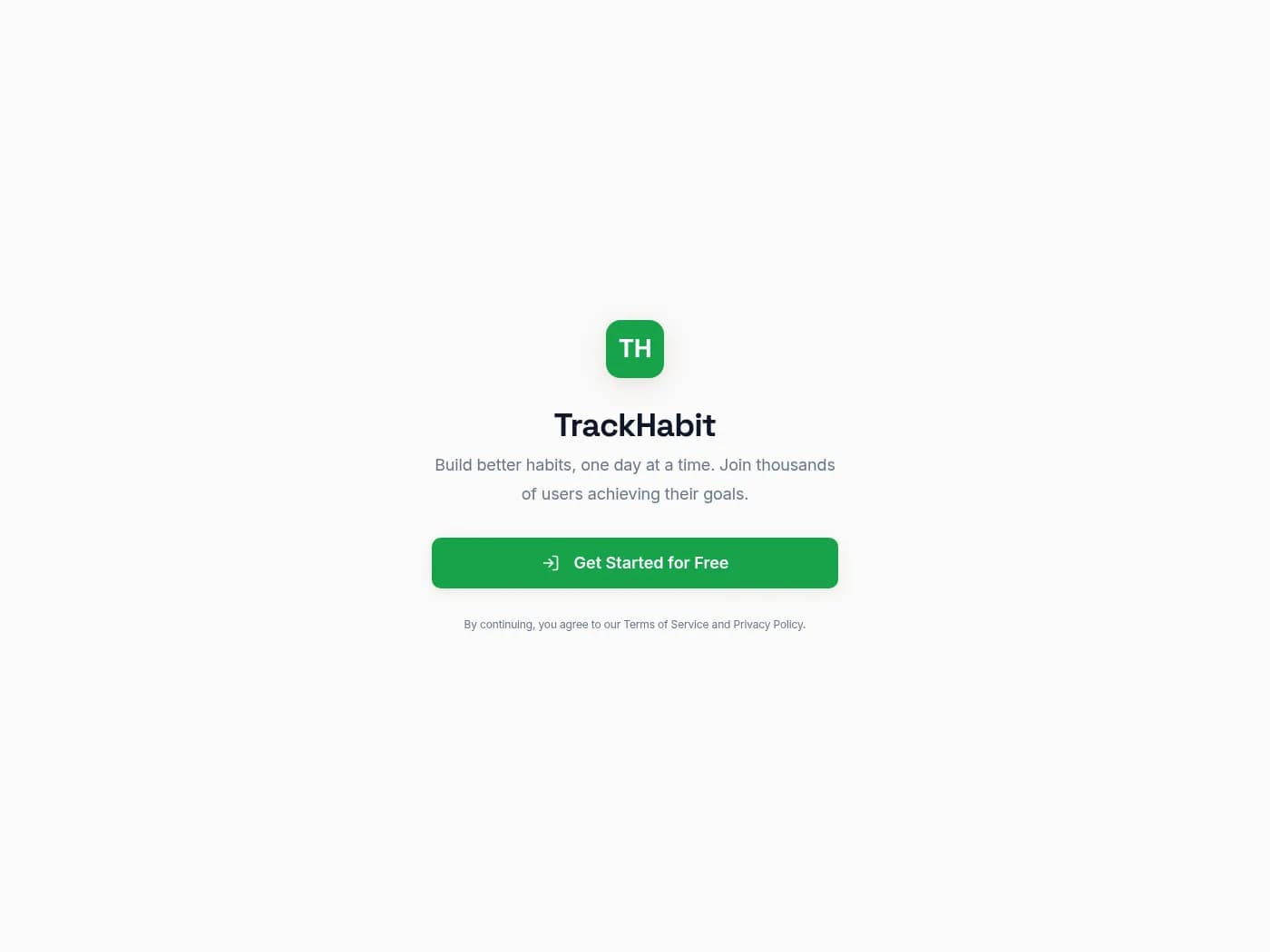 TrackHabit App