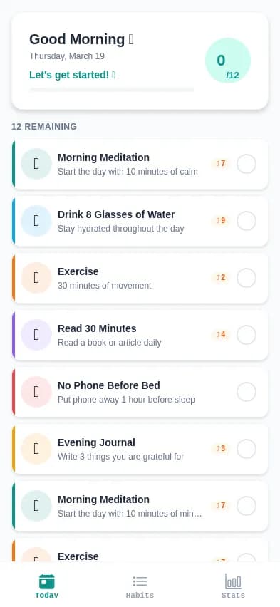 HabitTracker App