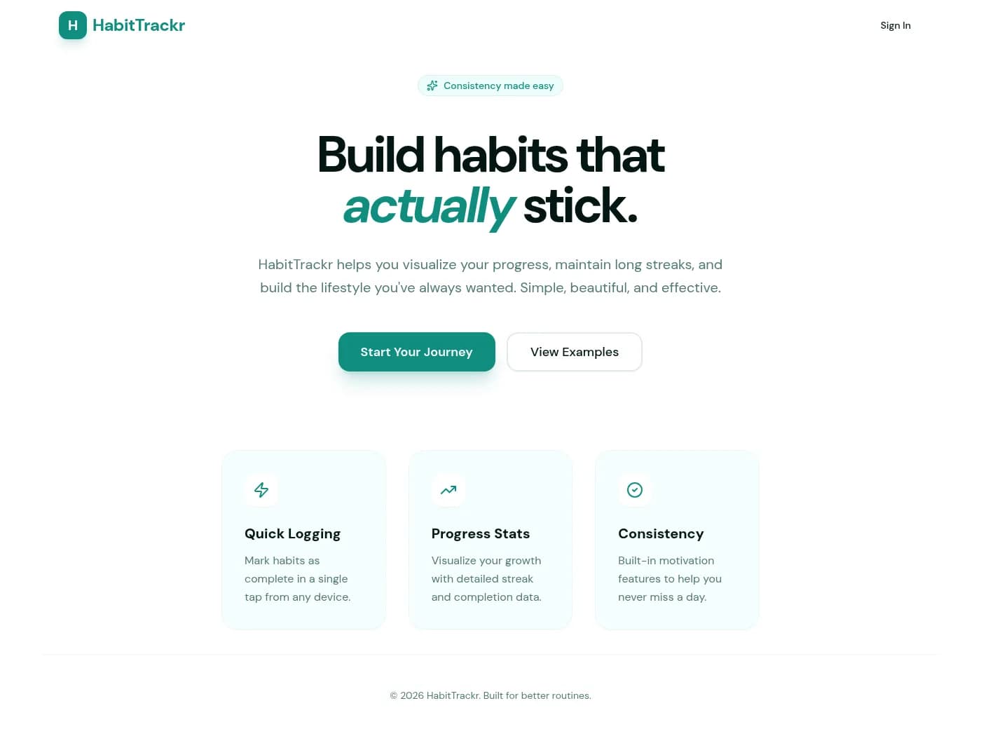 HabitTrackr