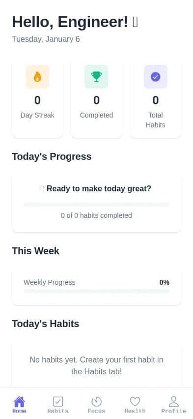 Engineer Habit Tracker