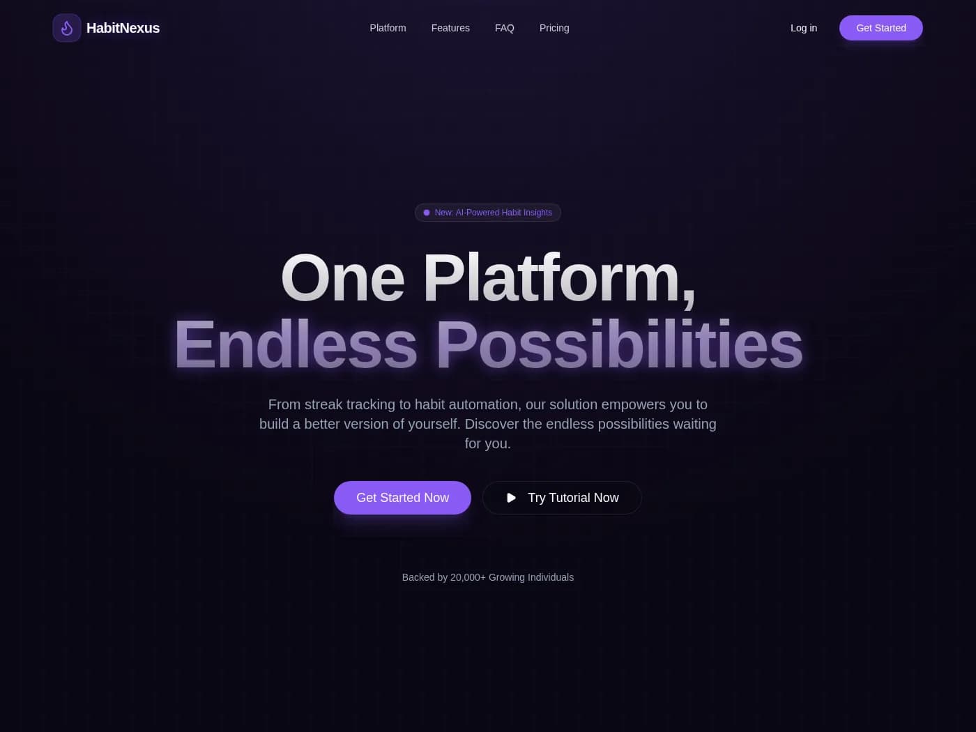 Habit Tracker UI Clone