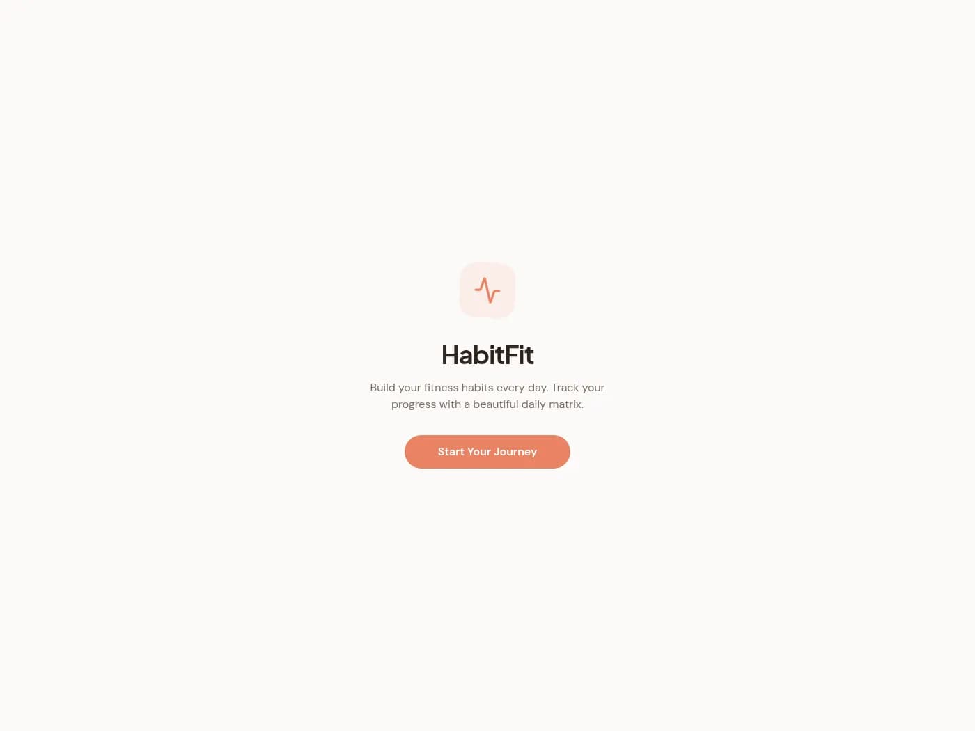 HabitFit Tracker