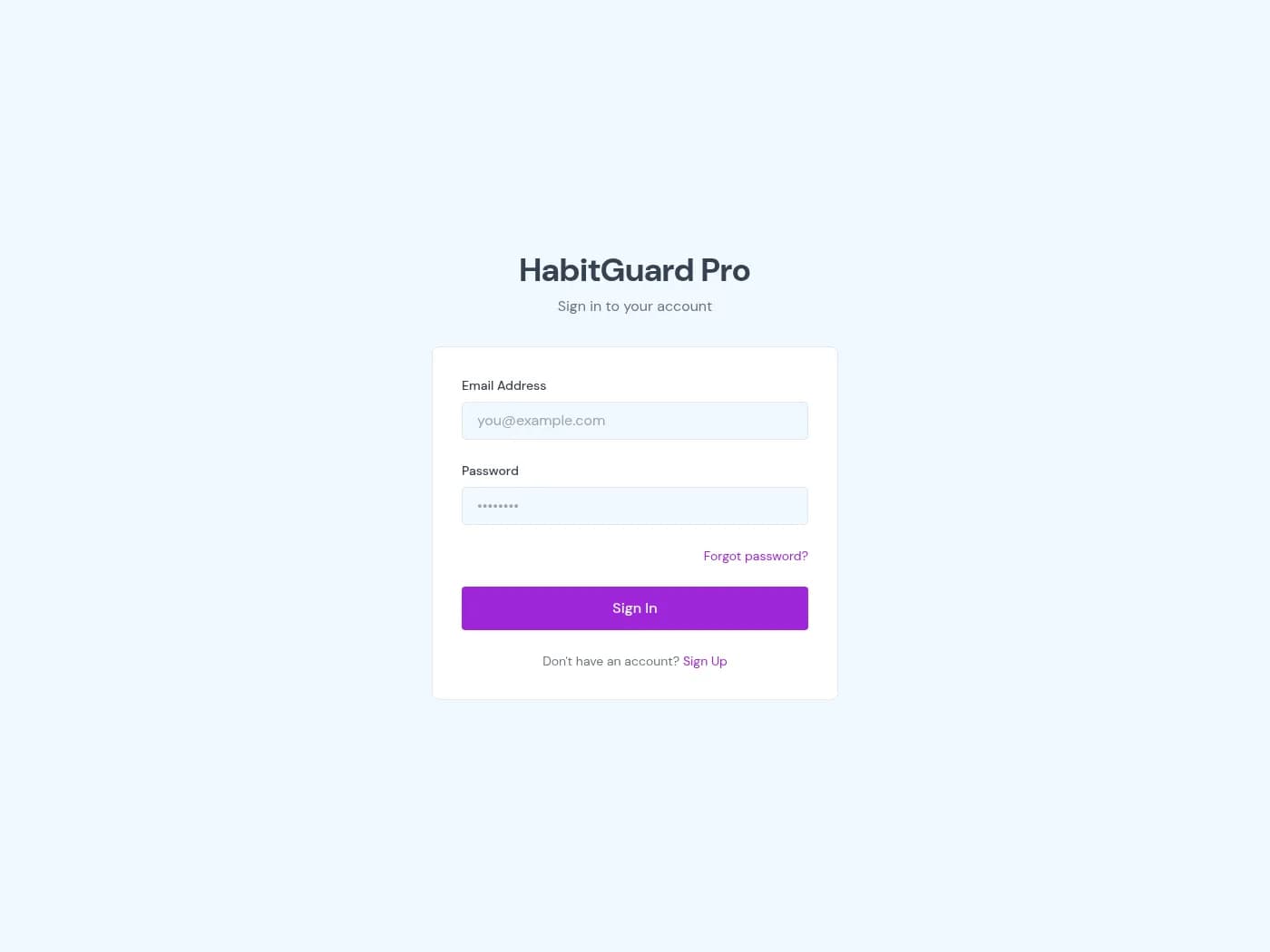 HabitGuard Pro