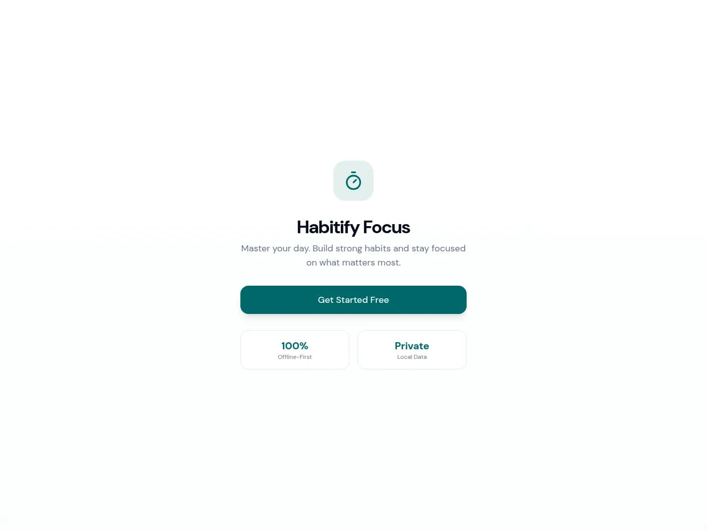 Habitify Focus Tracker