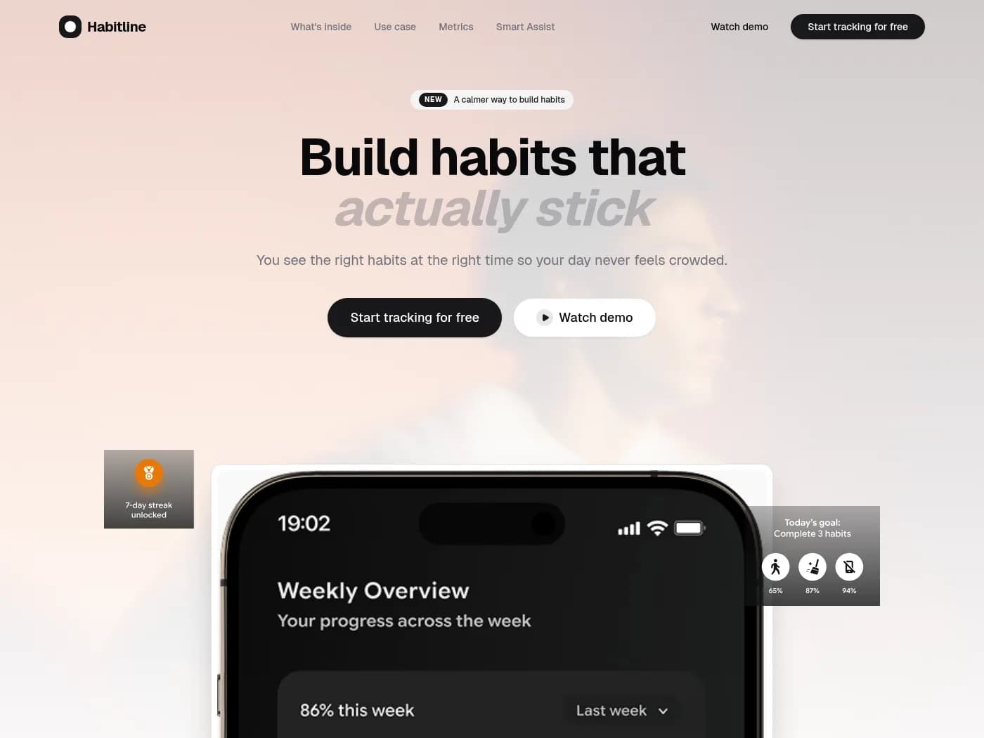 Habitline Web Clone