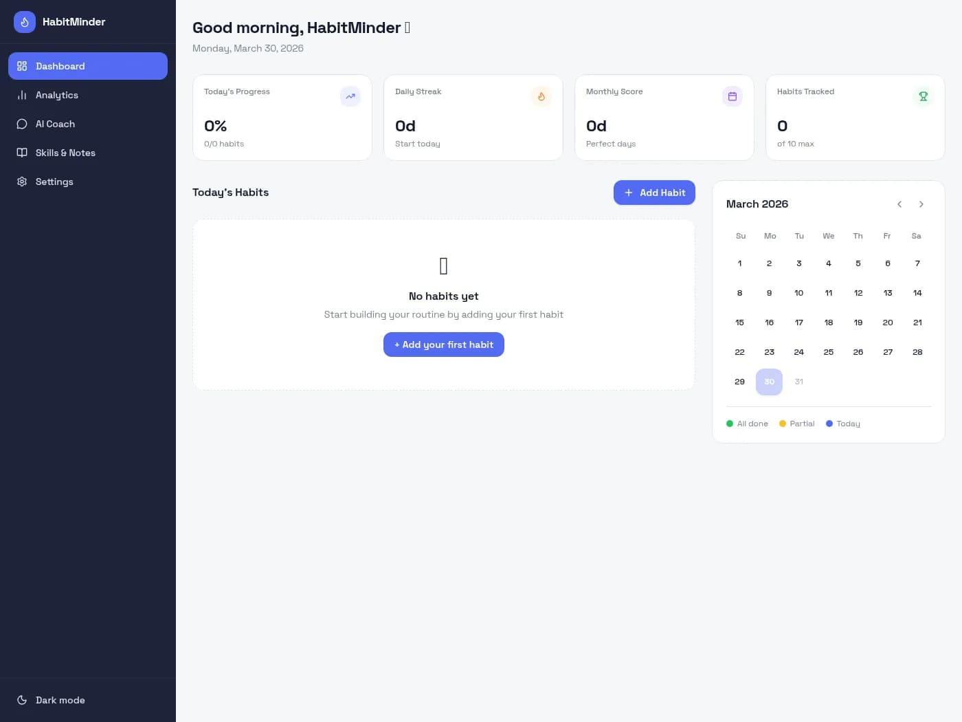 HabitMinder Pro