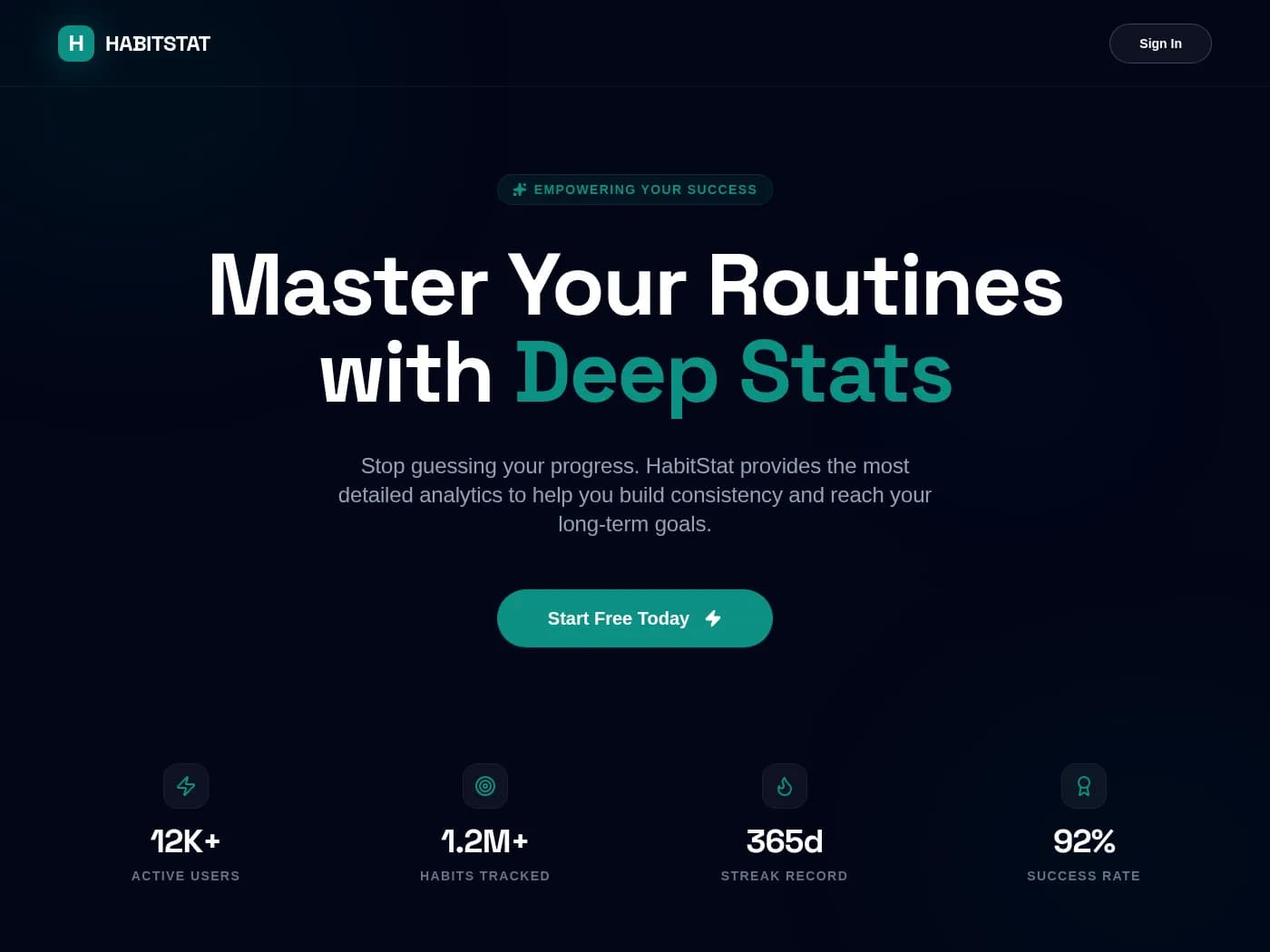 HabitStat Tracker