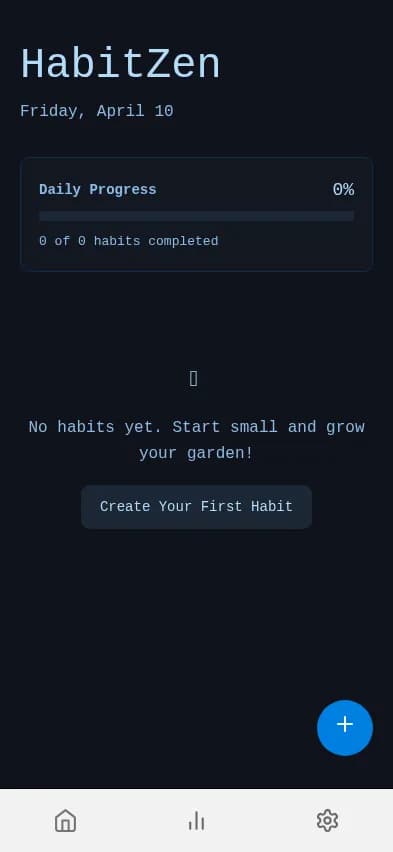 HabitZen Mobile Tracker