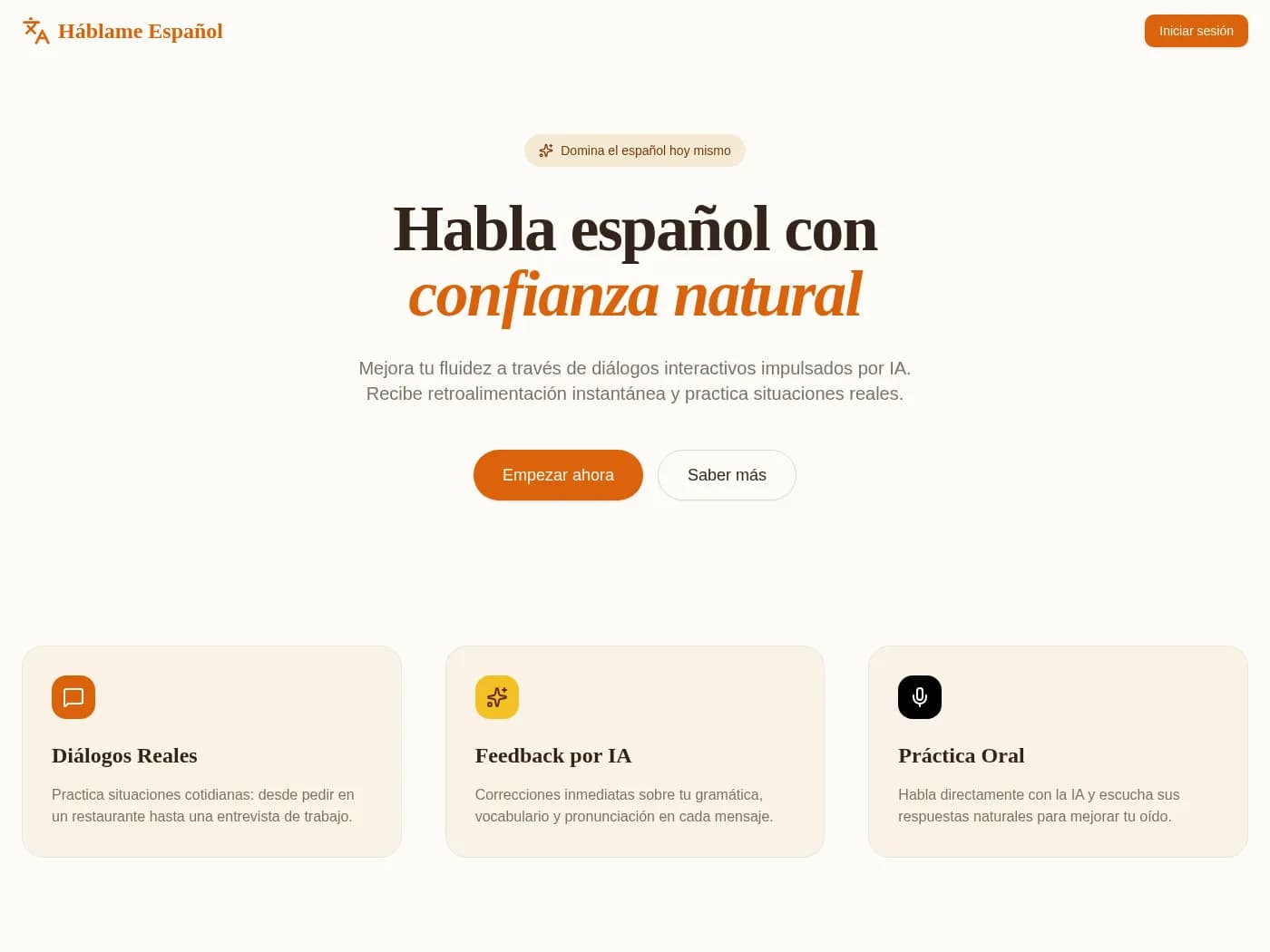Háblame Español