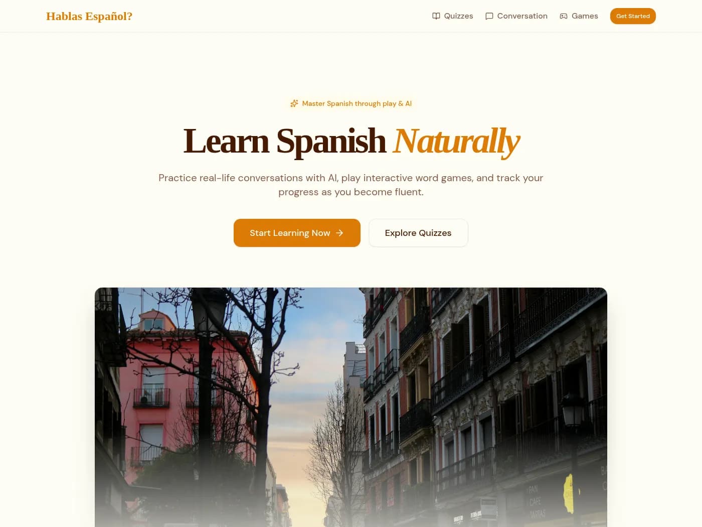 Hablas Español? Web App