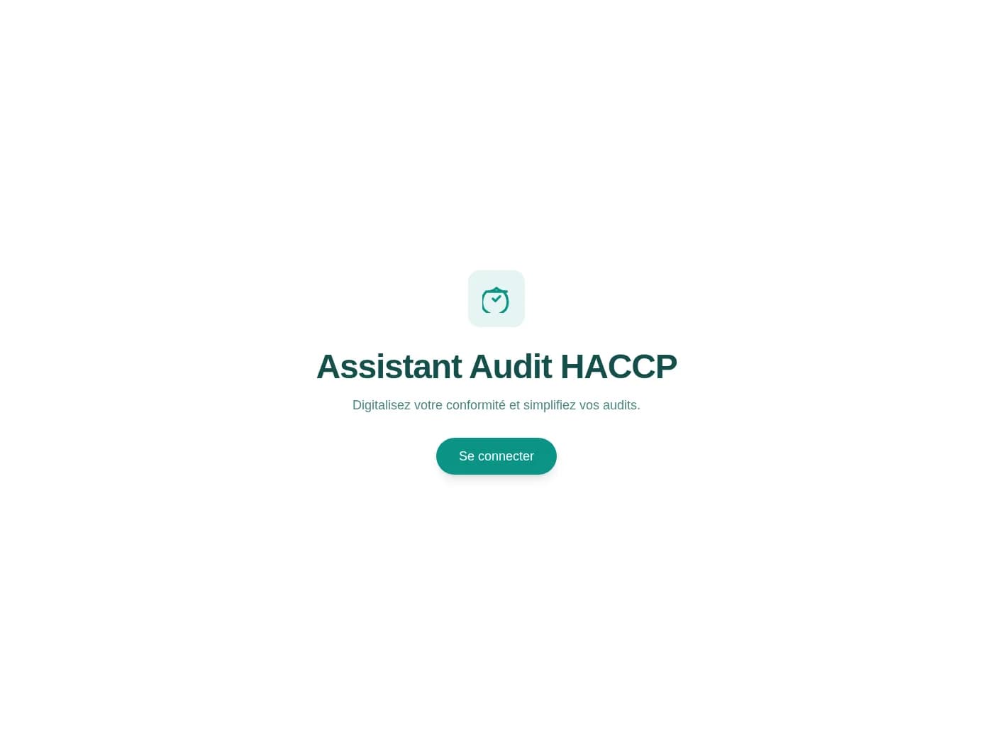 HACCP Audit Assistant