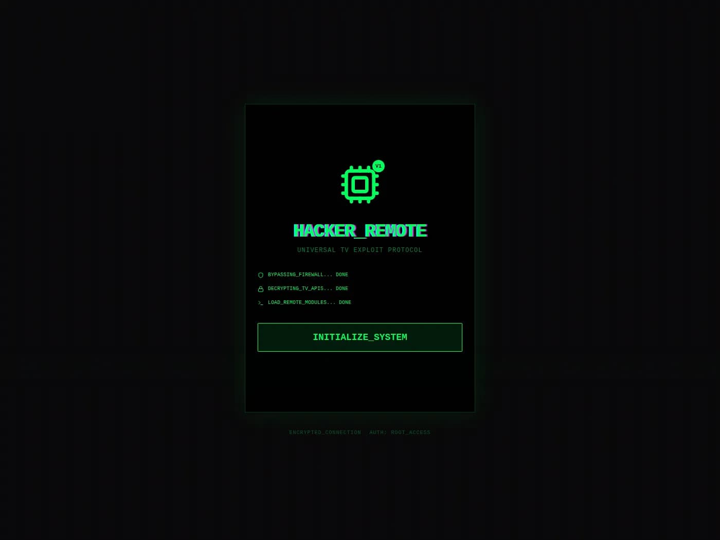 Hacker Remote Control
