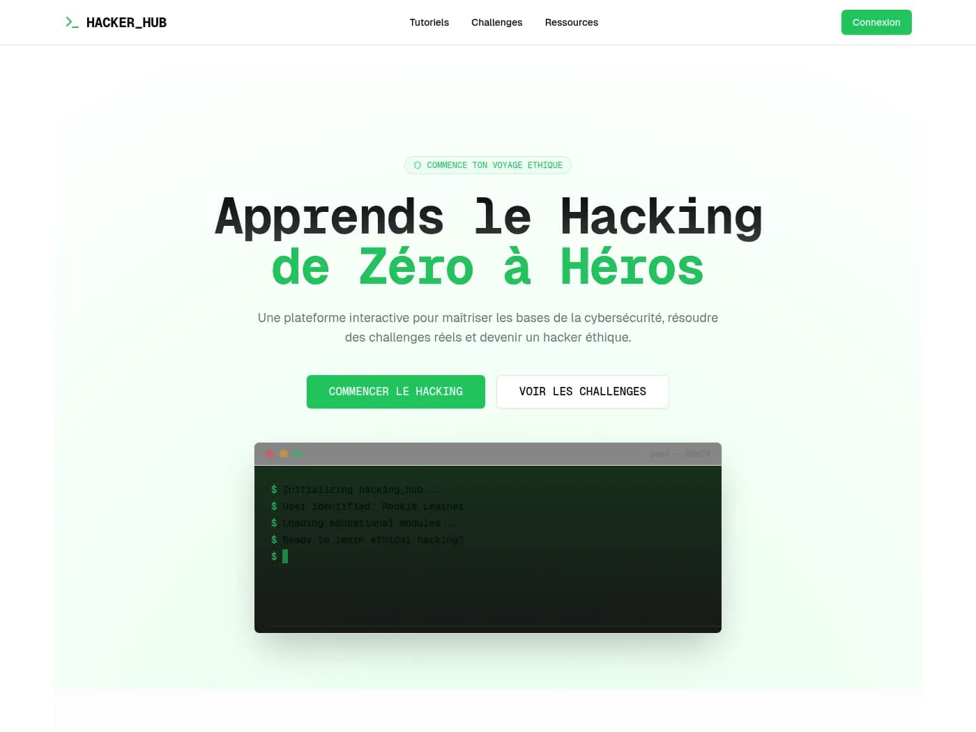 Hacking Learner Hub