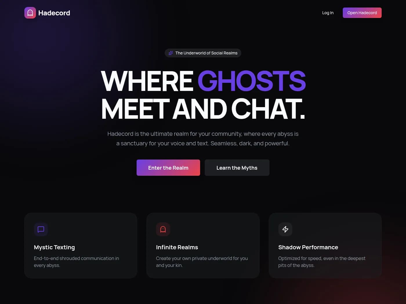 Hadecord Social Hub