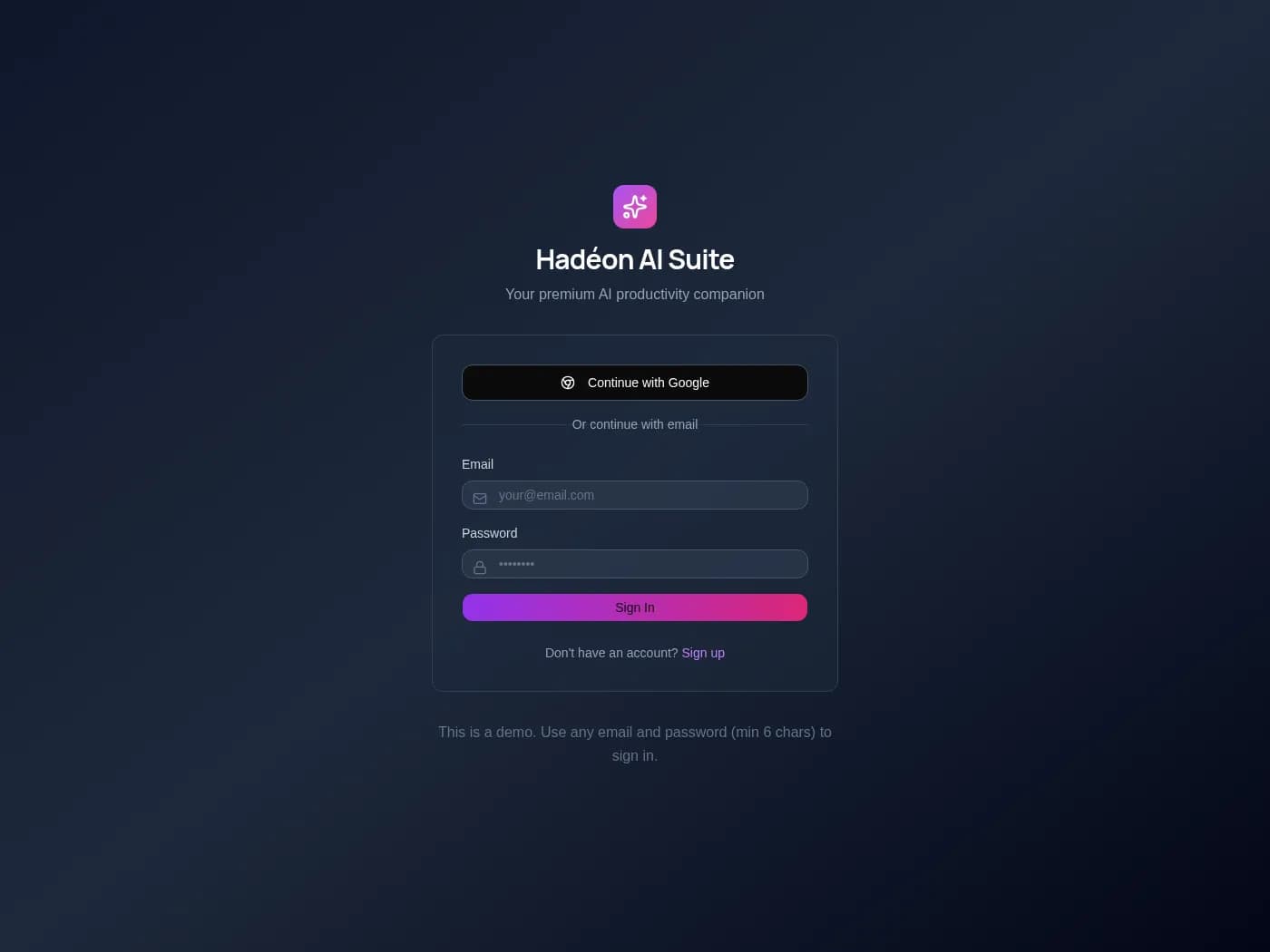 Hadéon AI Suite