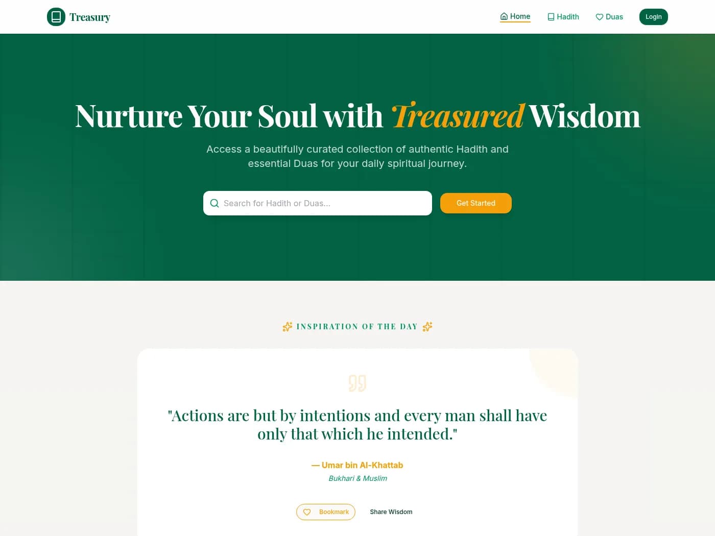 Hadis & Dua Treasury