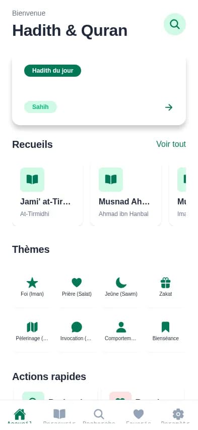Hadith & Quran Explorer