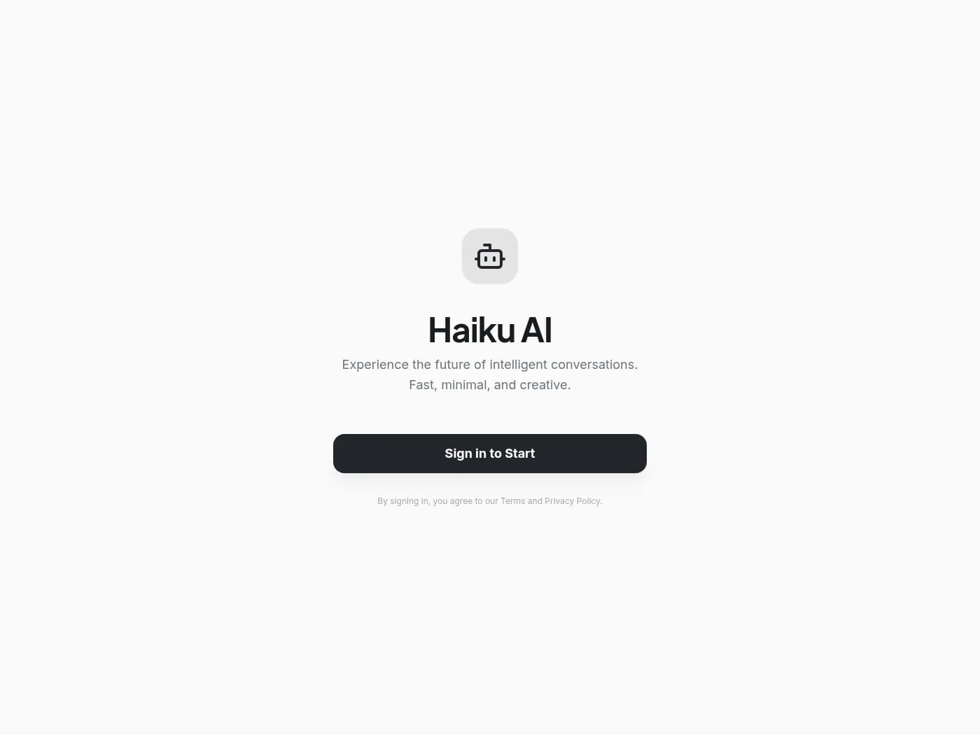 Haiku AI Clone
