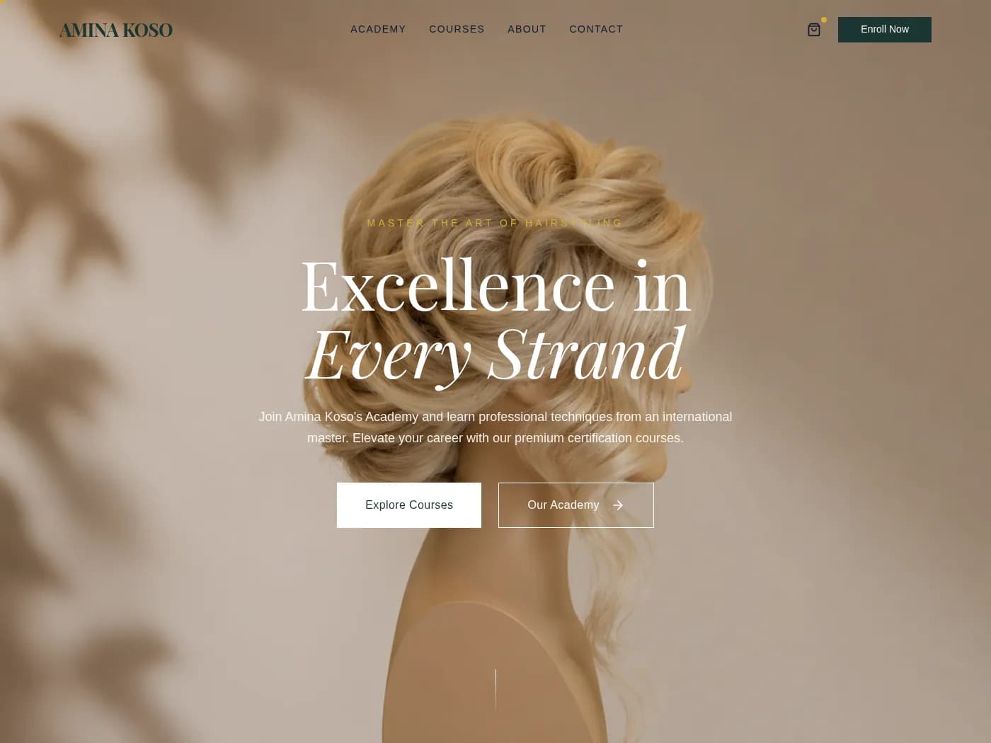 Amina Hair Courses Webshop
