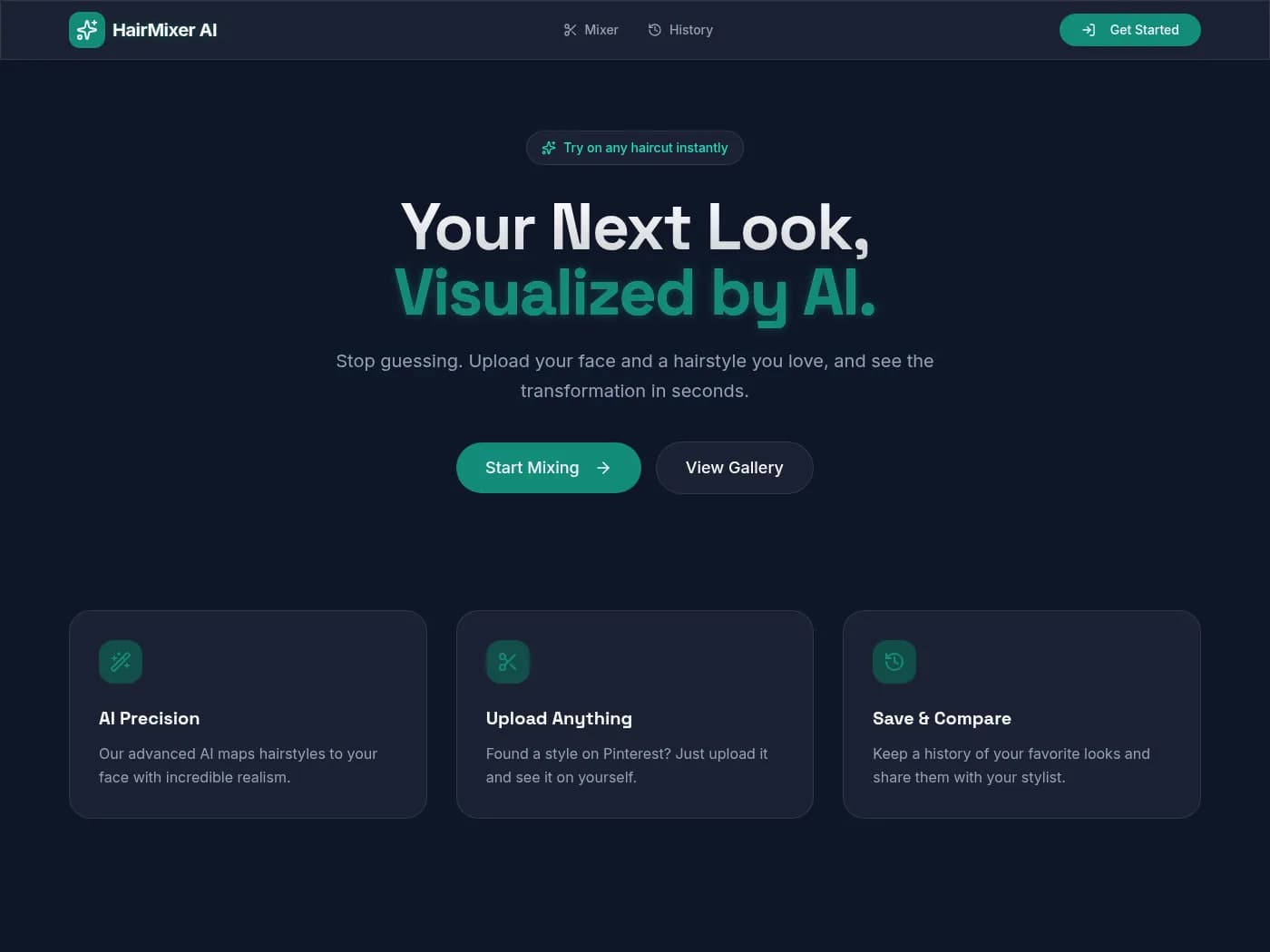 AI Haircut Mixer