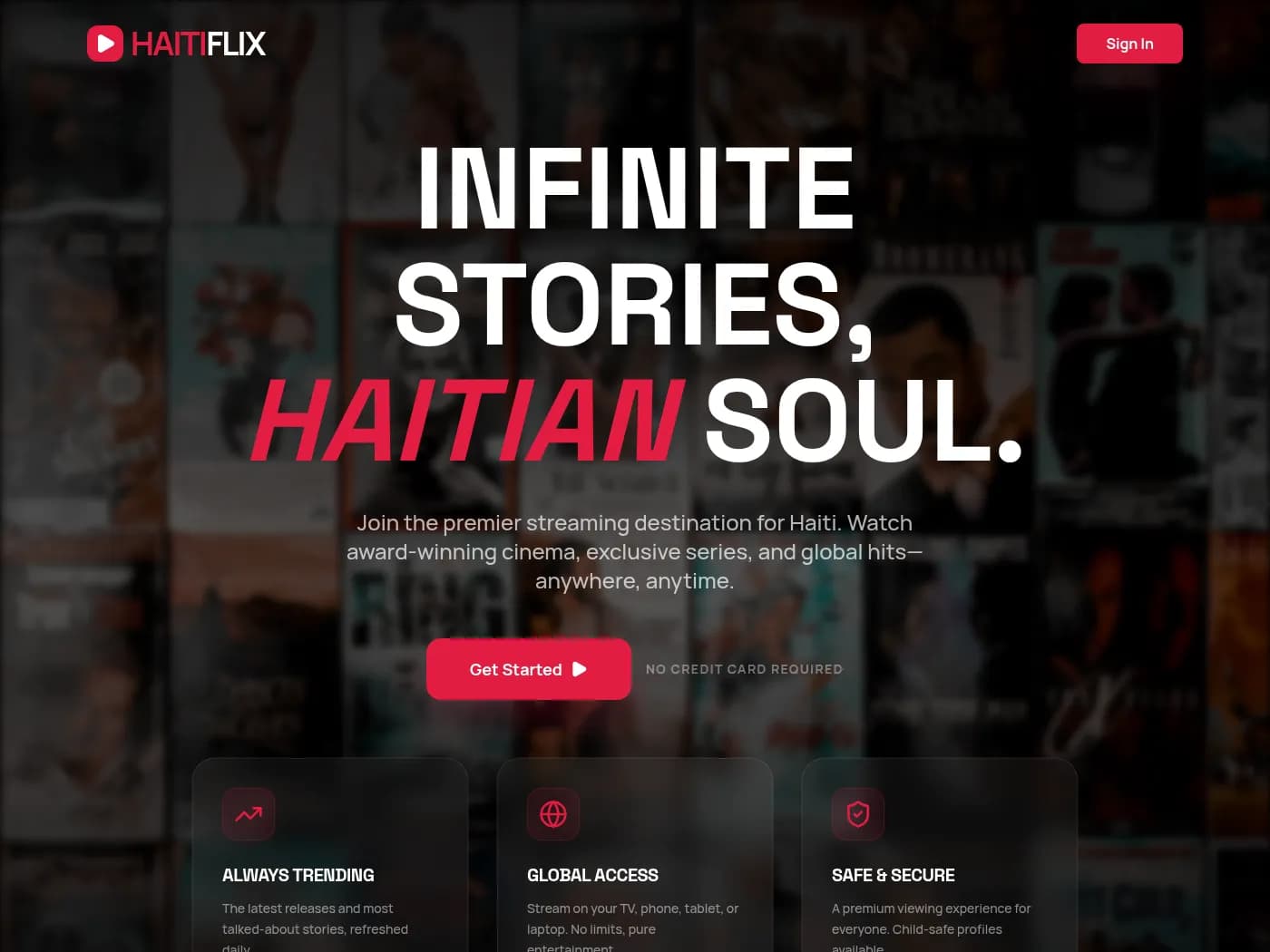HaitiFlix Streaming Clone