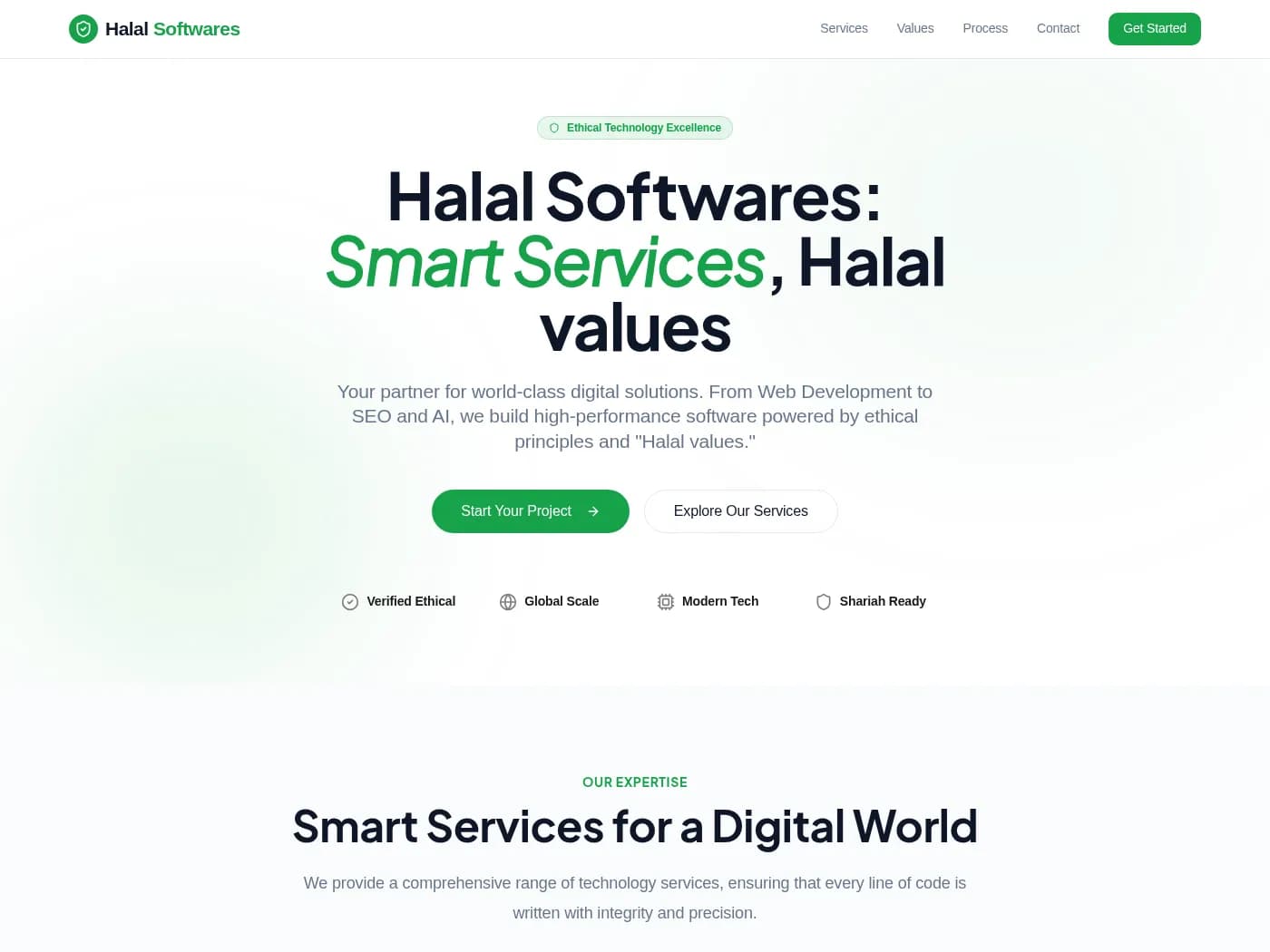 Halal Softwares Website