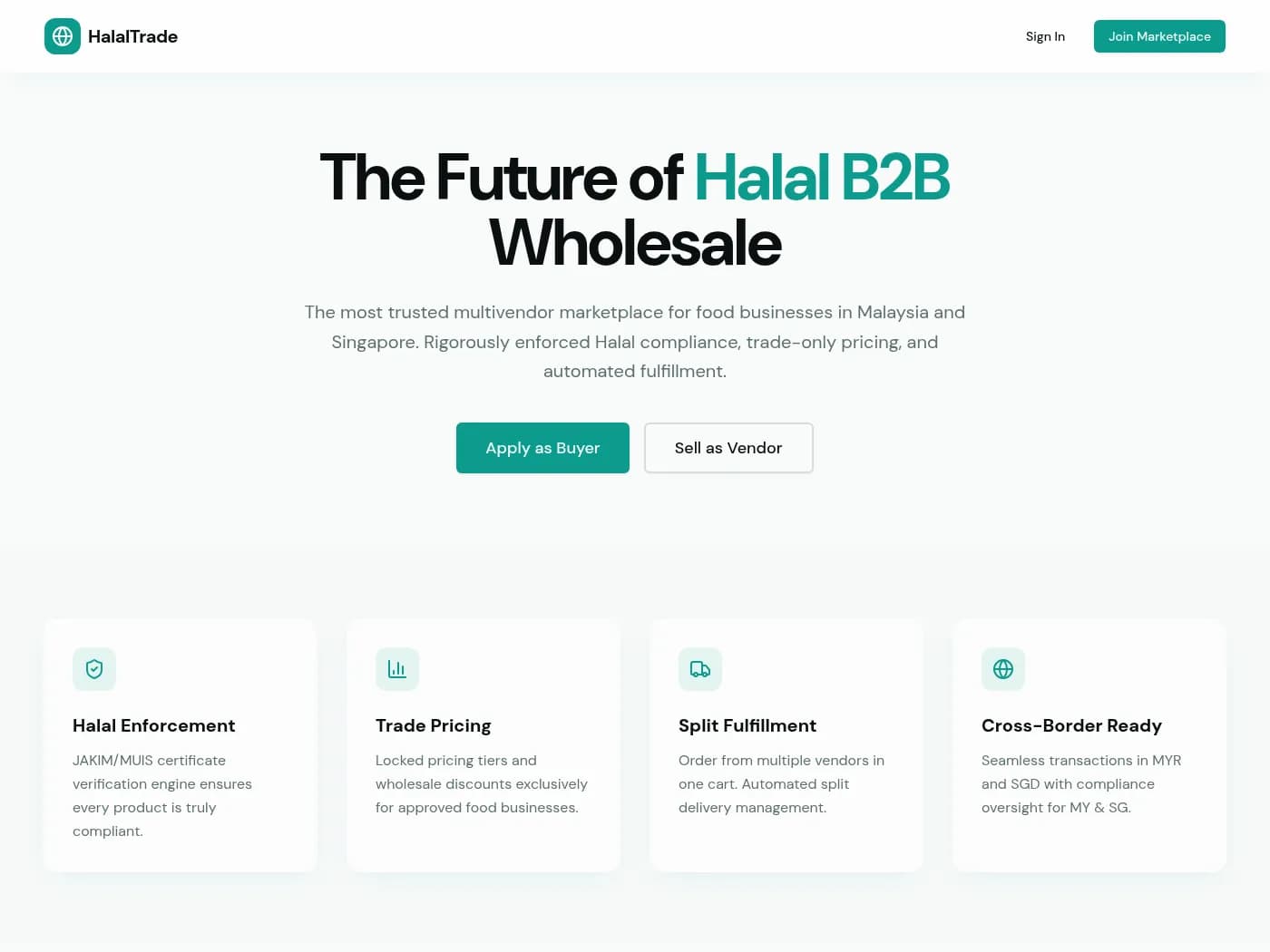 HalalTrade Marketplace