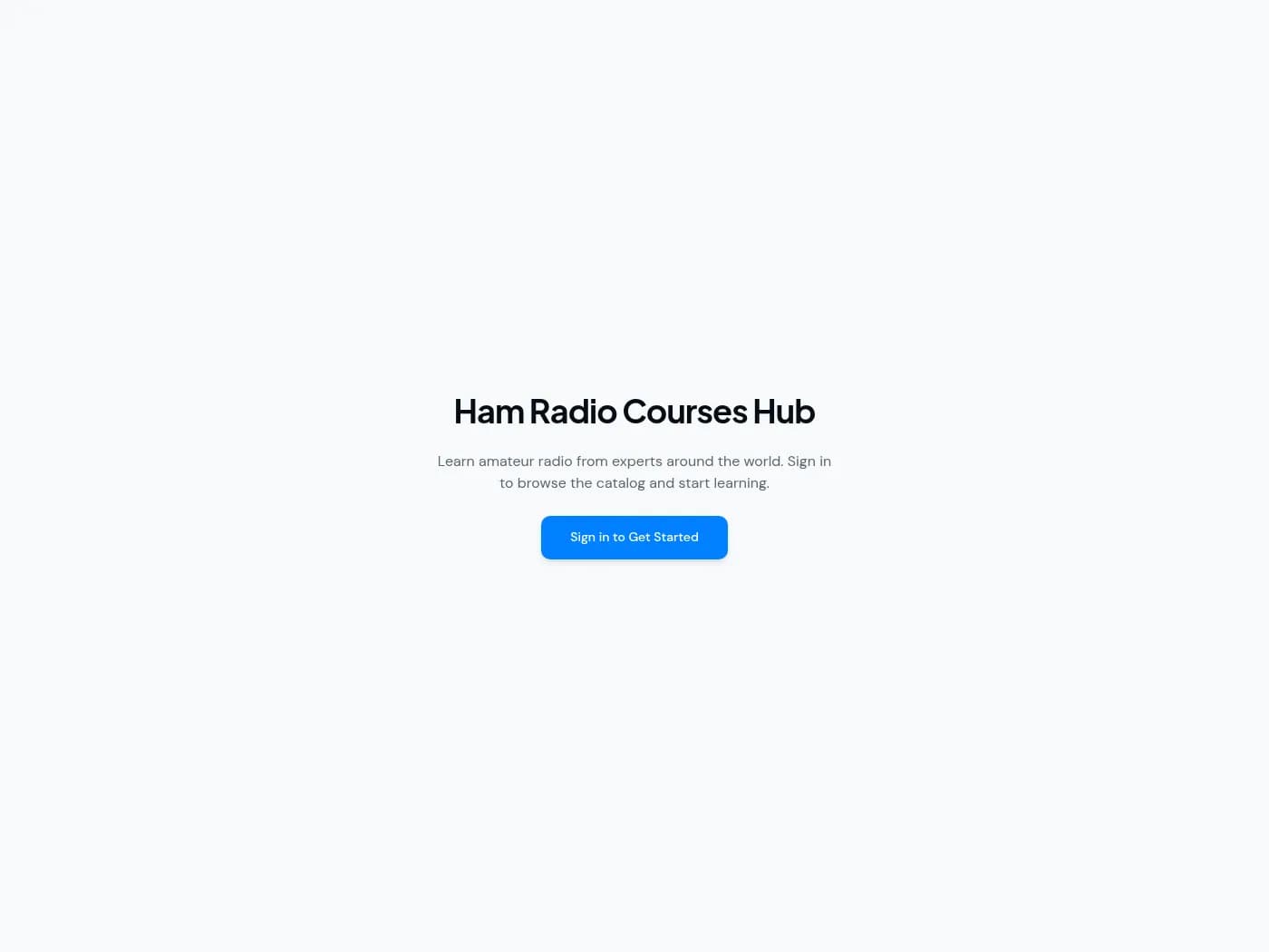 Ham Radio Courses