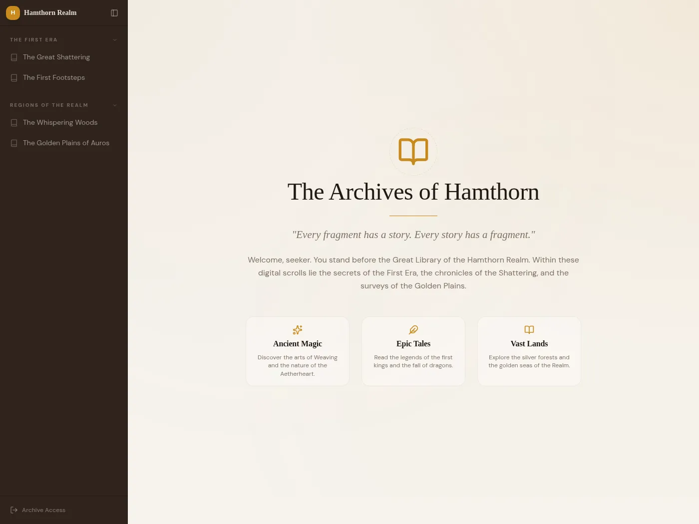 The Hamthorn Realm