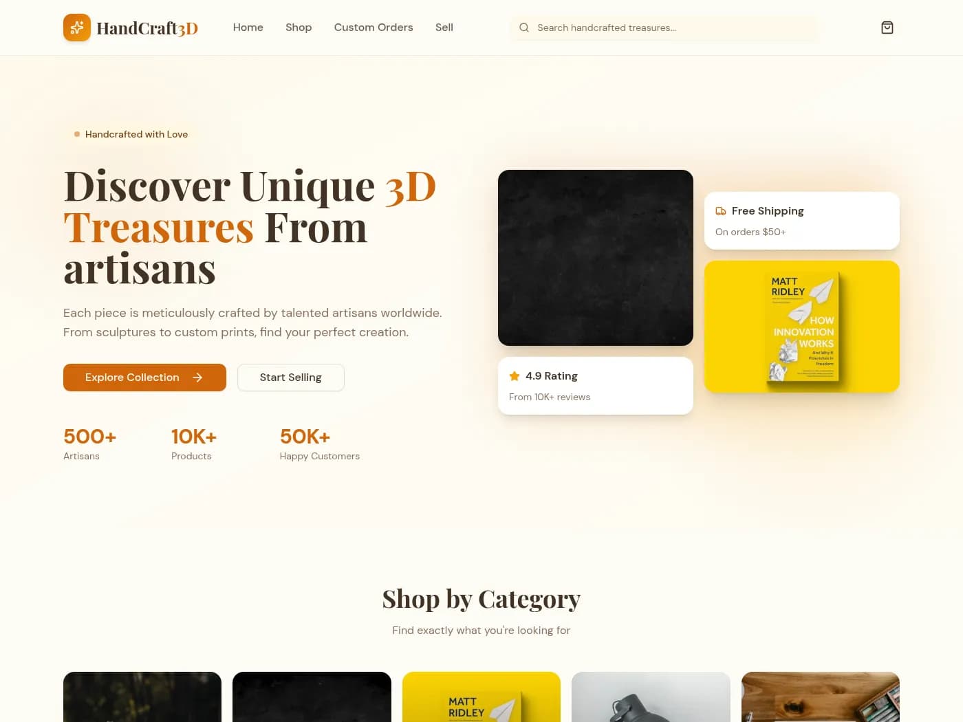 HandCraft 3D Shop