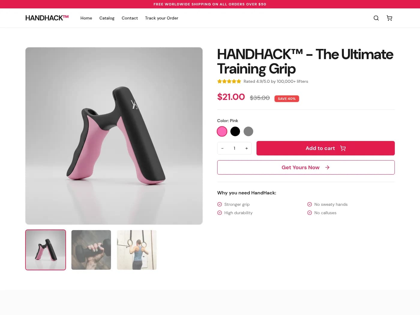 HandHack Site Clone