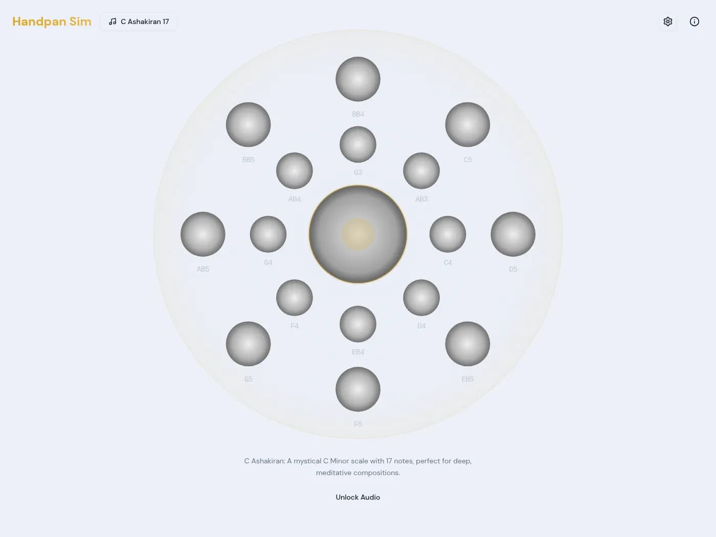 Handpan Simulator