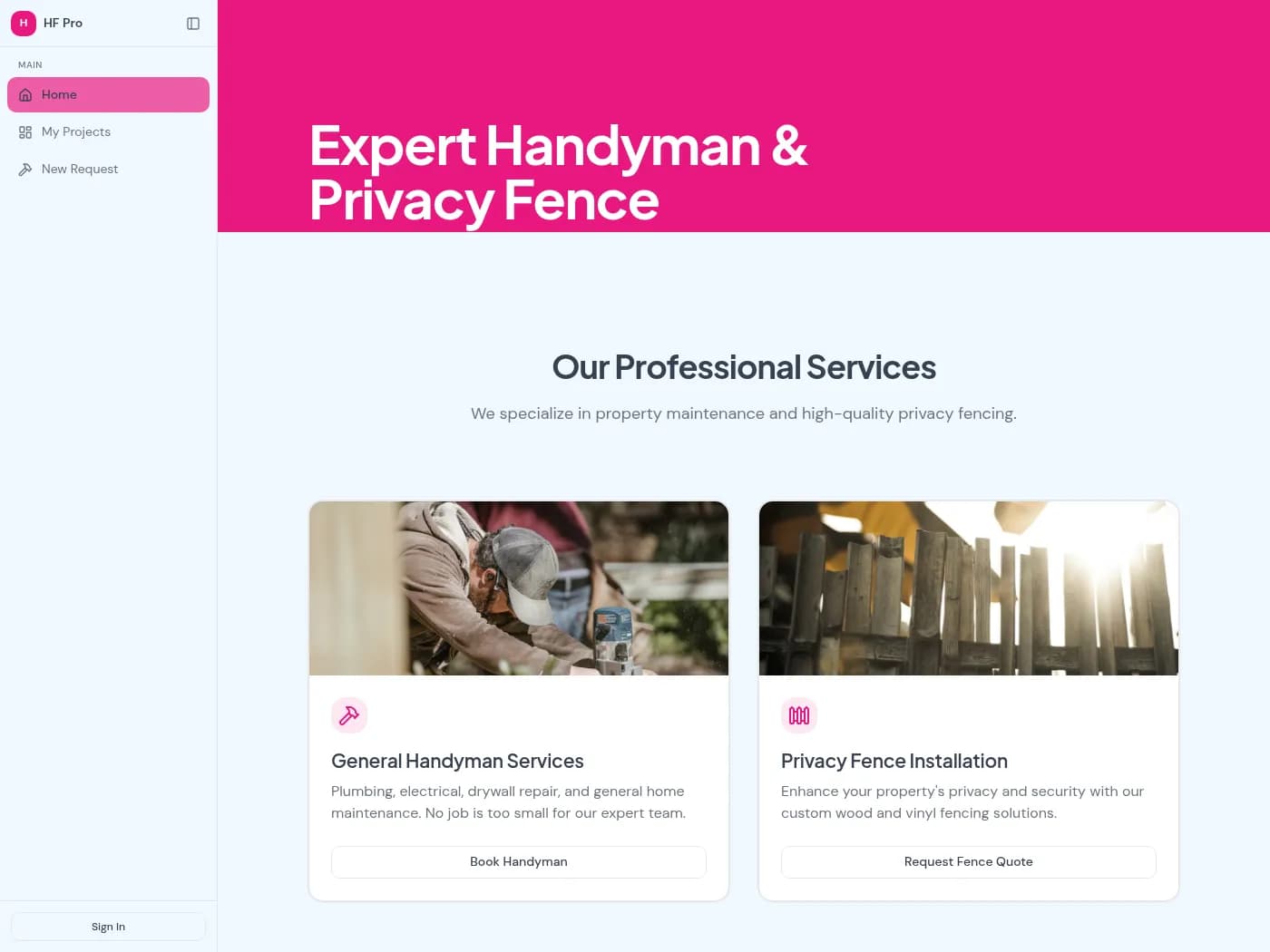 Sanchez handyman services