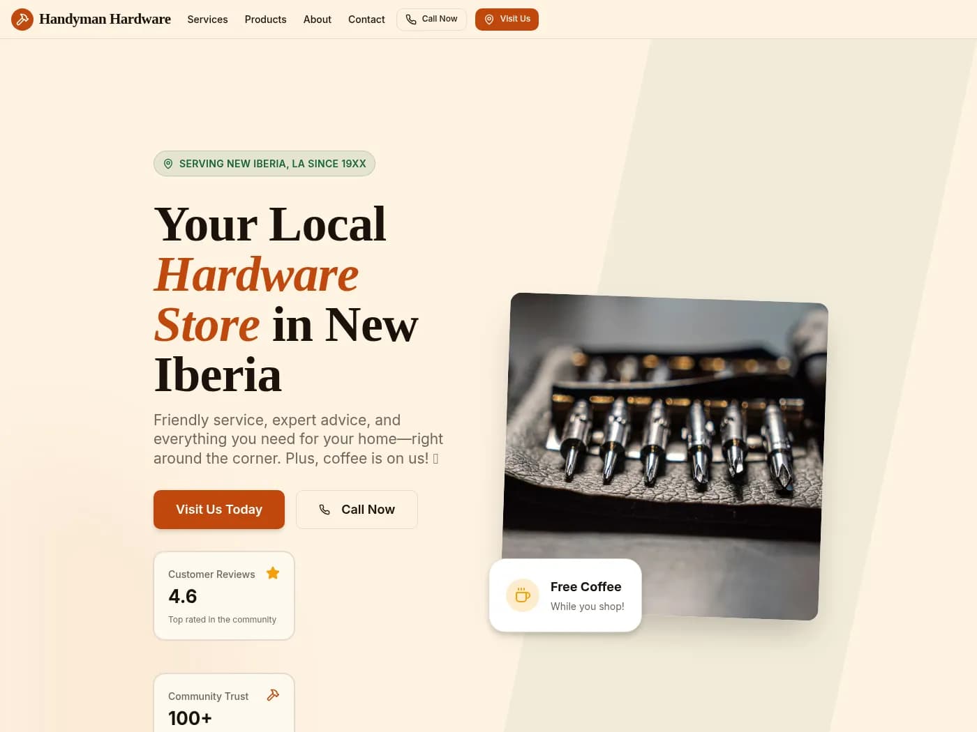 Handyman Hardware Web