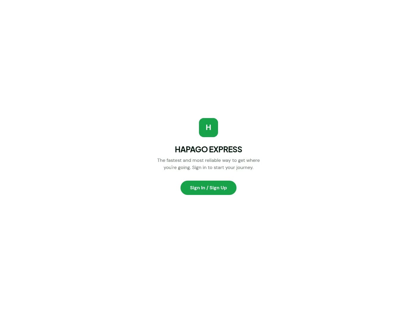 HapaGO Express Dashboard