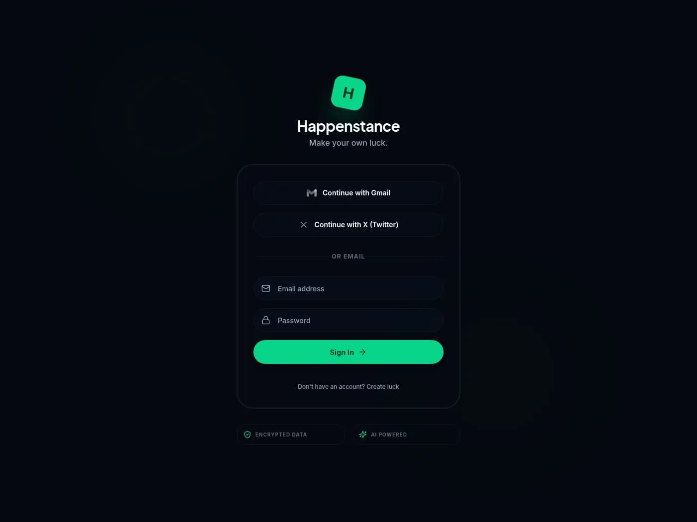 Happenstances AI Clone