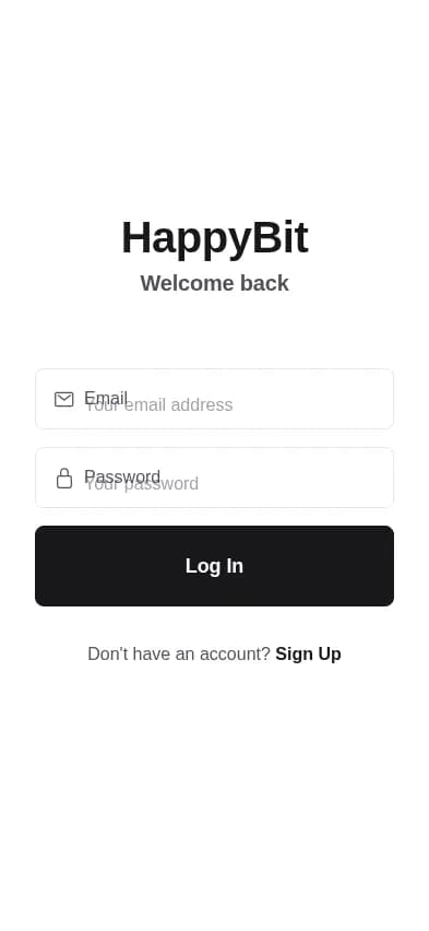 HappyBit Social App