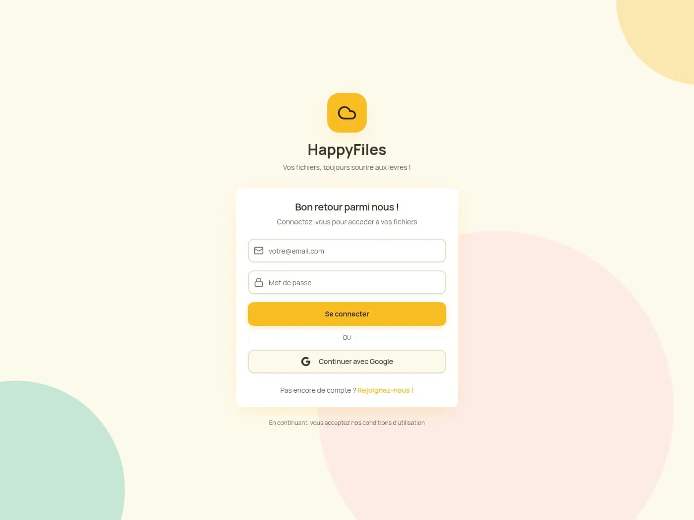 HappyFiles Cloud App