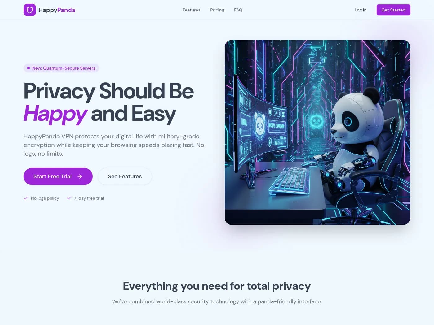 HappyPanda VPN Site