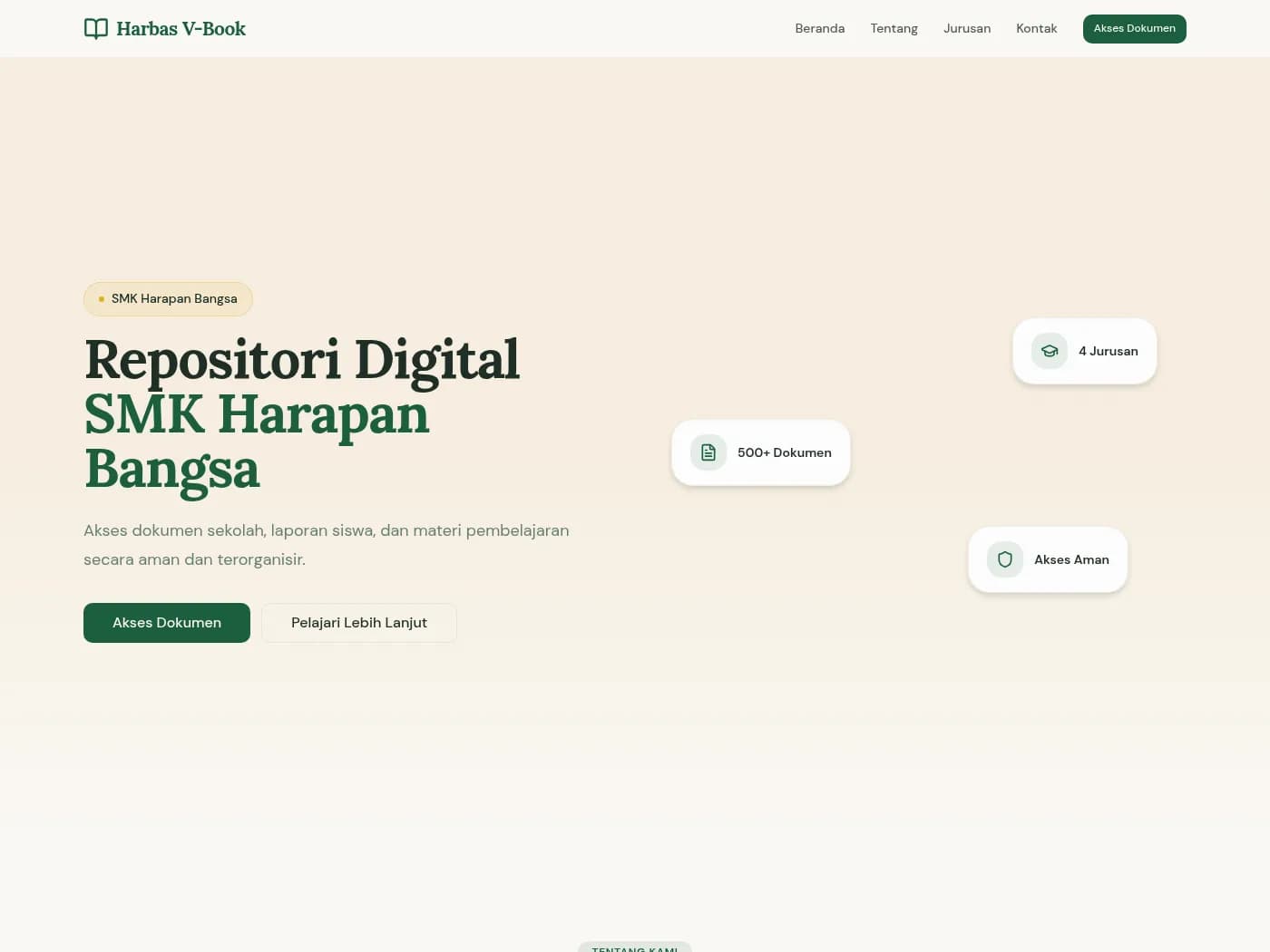 Harbas V-Book Repository