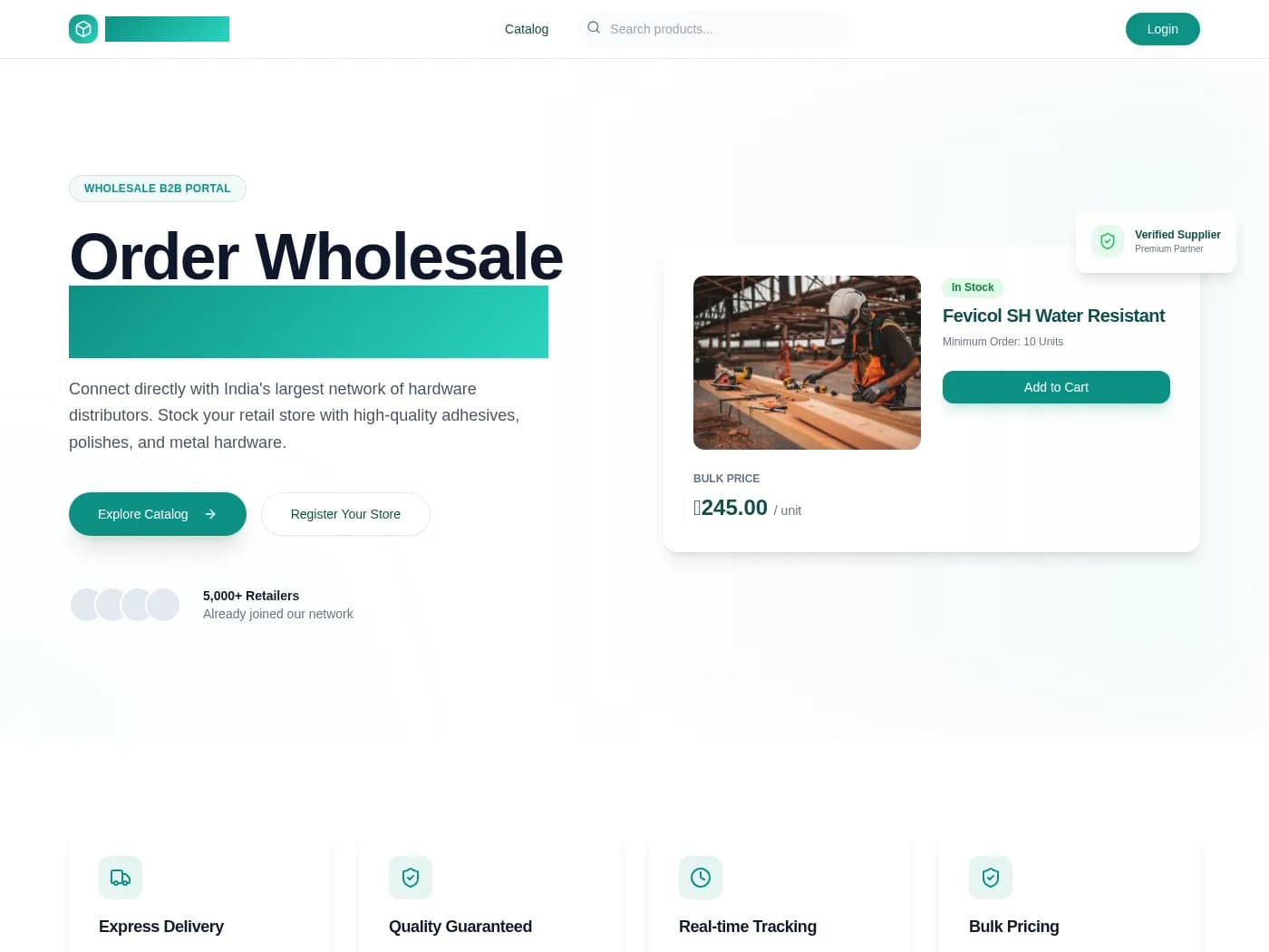 Hardware B2B Portal