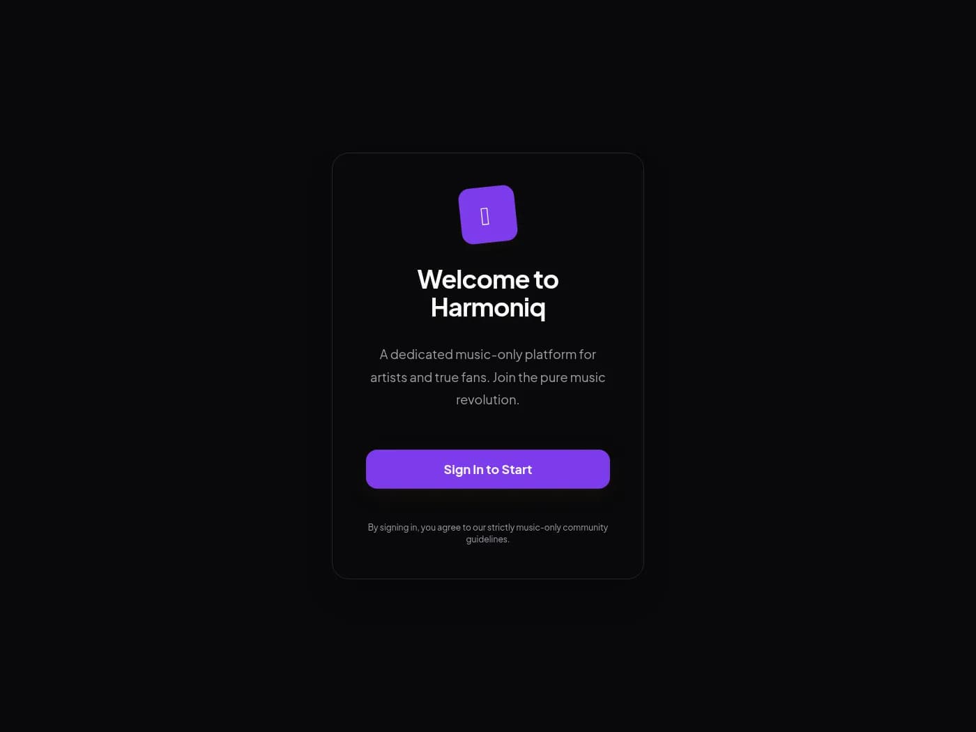 Harmoniq Music Hub