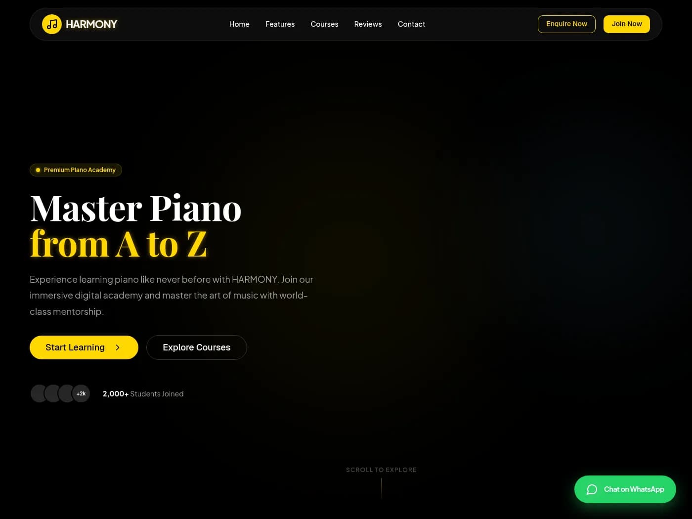 Harmony 3D Piano Academy