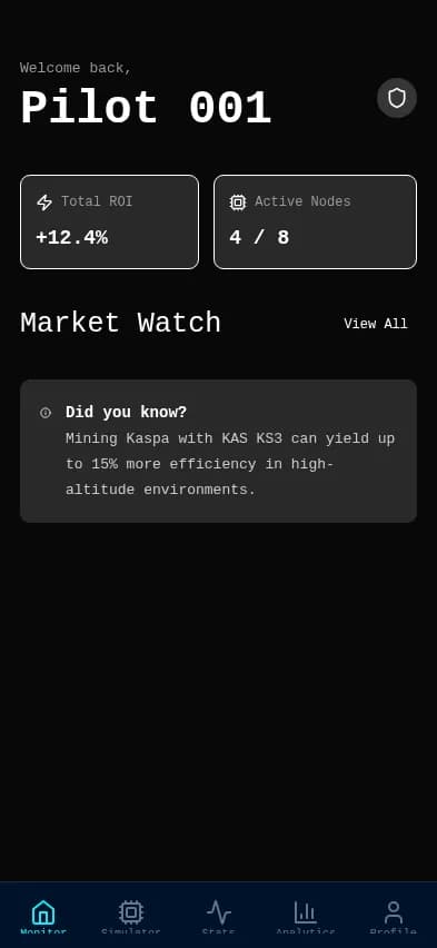 HashPilot Crypto Monitor