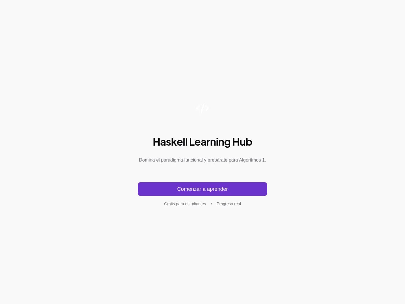 Haskell Learning Hub